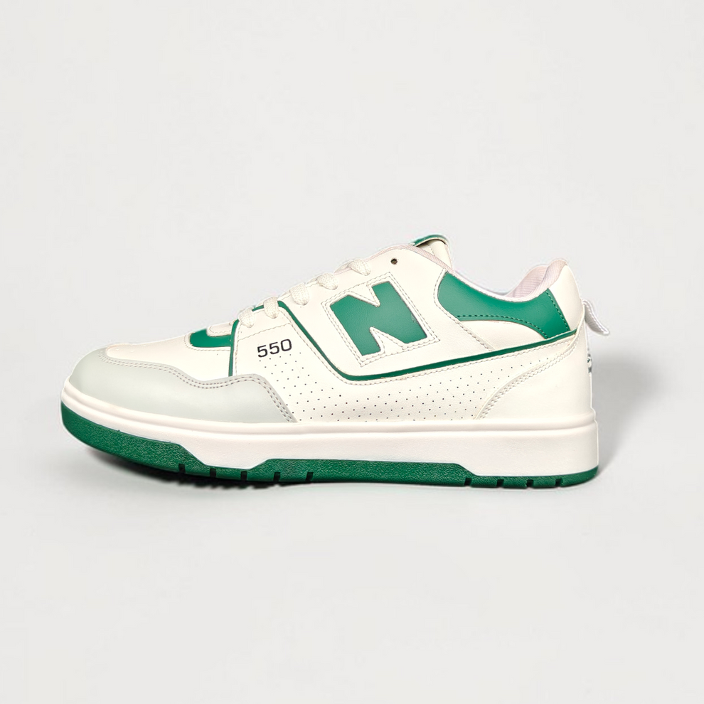 NB 550 Green/White – Foot Steps