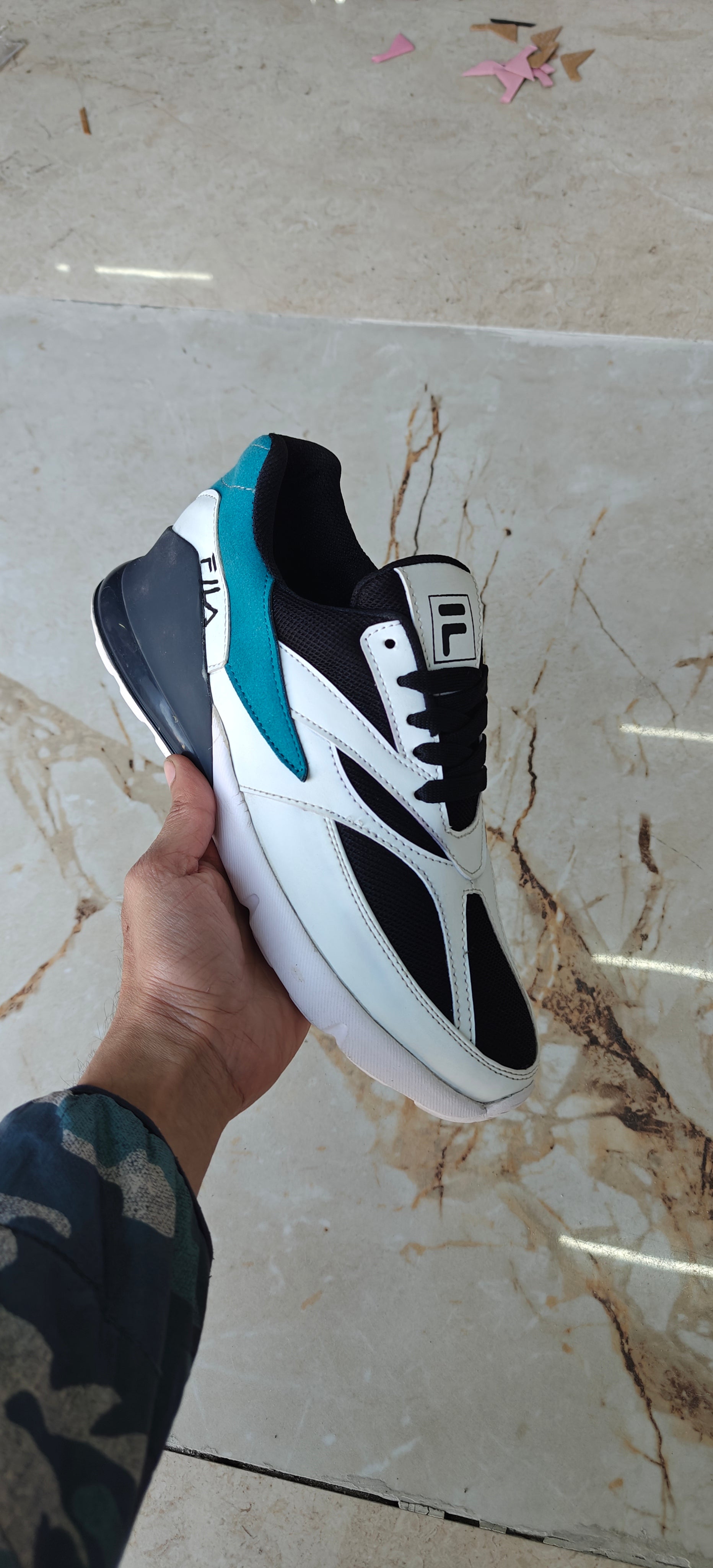 Filla White/Sky – M/S Foot Steps